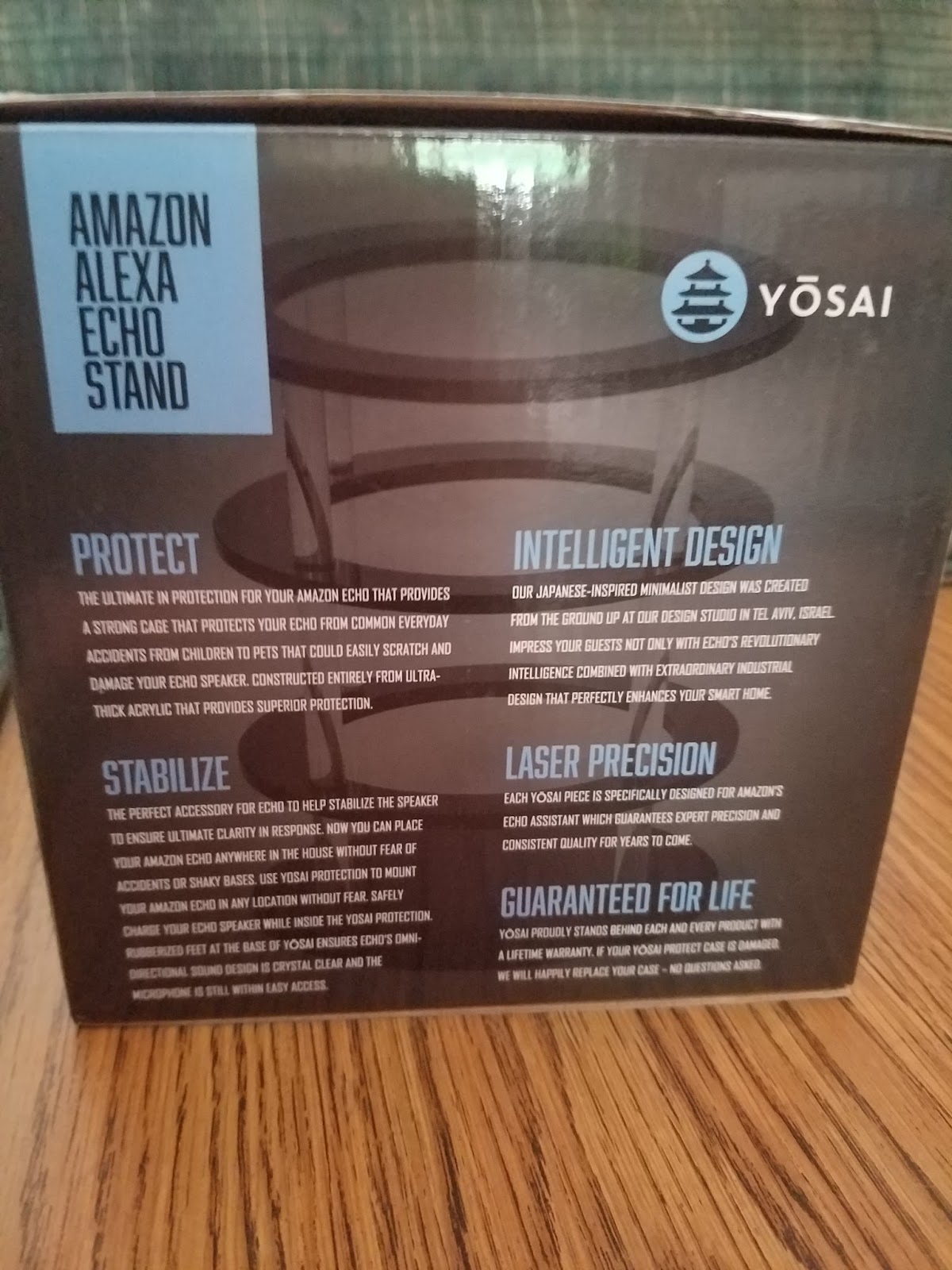 Amazon Alexa Echo Stand - Fully Assembled Acrylic Protector Cage for ...