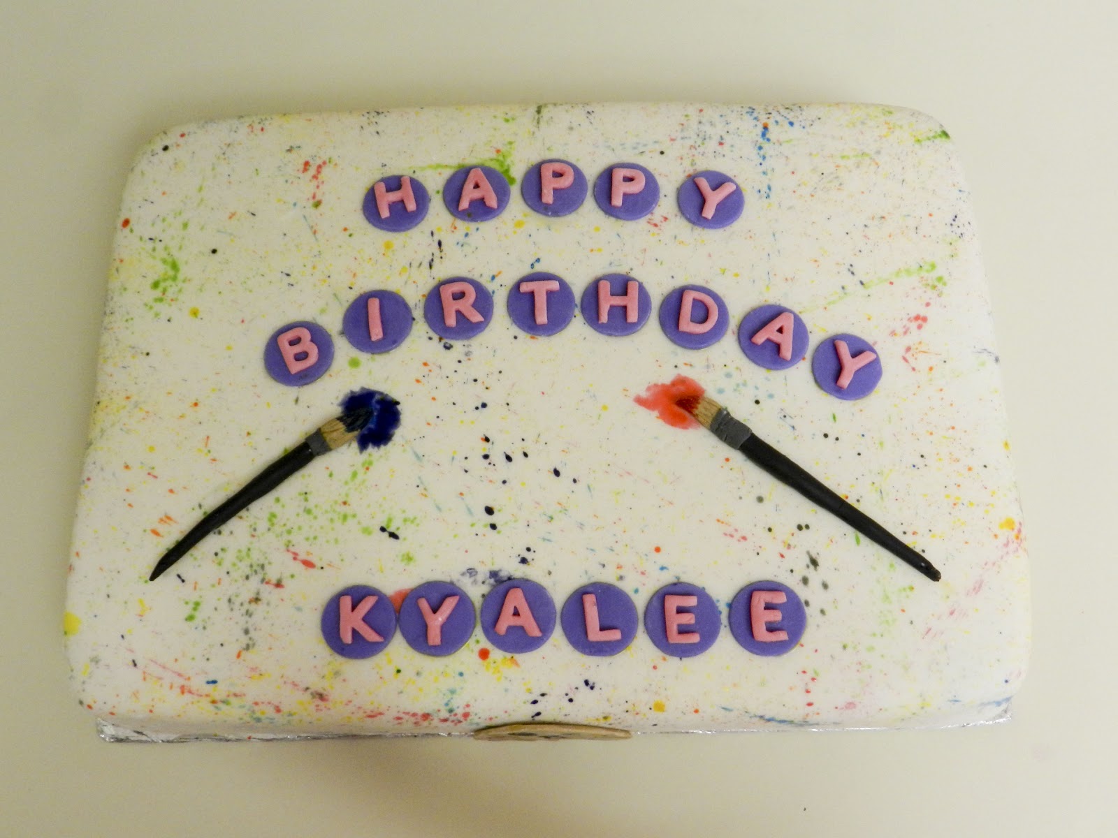 Michelle's Cakes: Paint Splatter Cake
