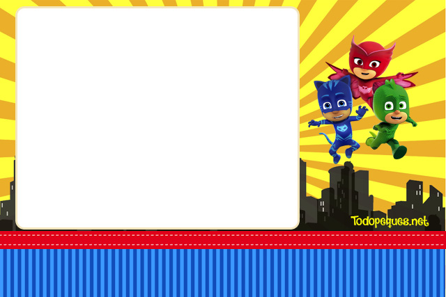 Alfabeto de PJ Masks en la Ciudad. - Oh my Alfabetos!