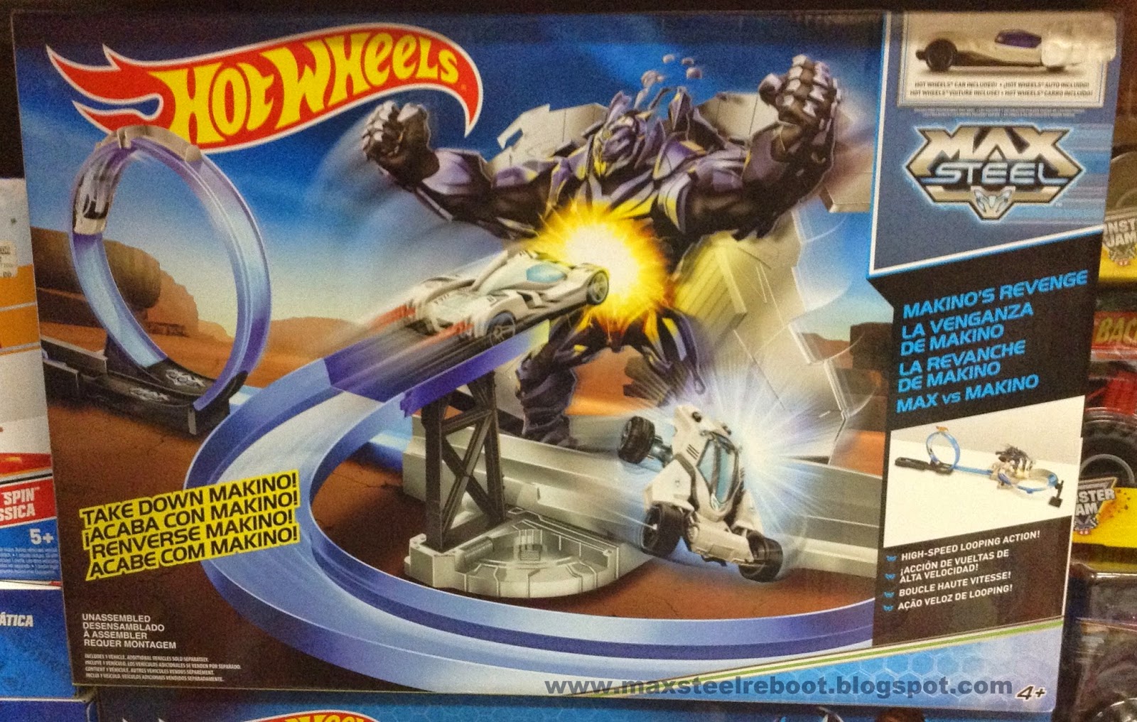 Max Steel Reboot: Pista de Max Steel y Hot Wheels 2014: La Venganza de ...