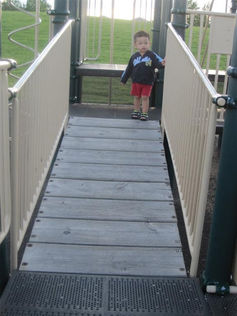 Double Pee Pee: Crossing the playground bridge