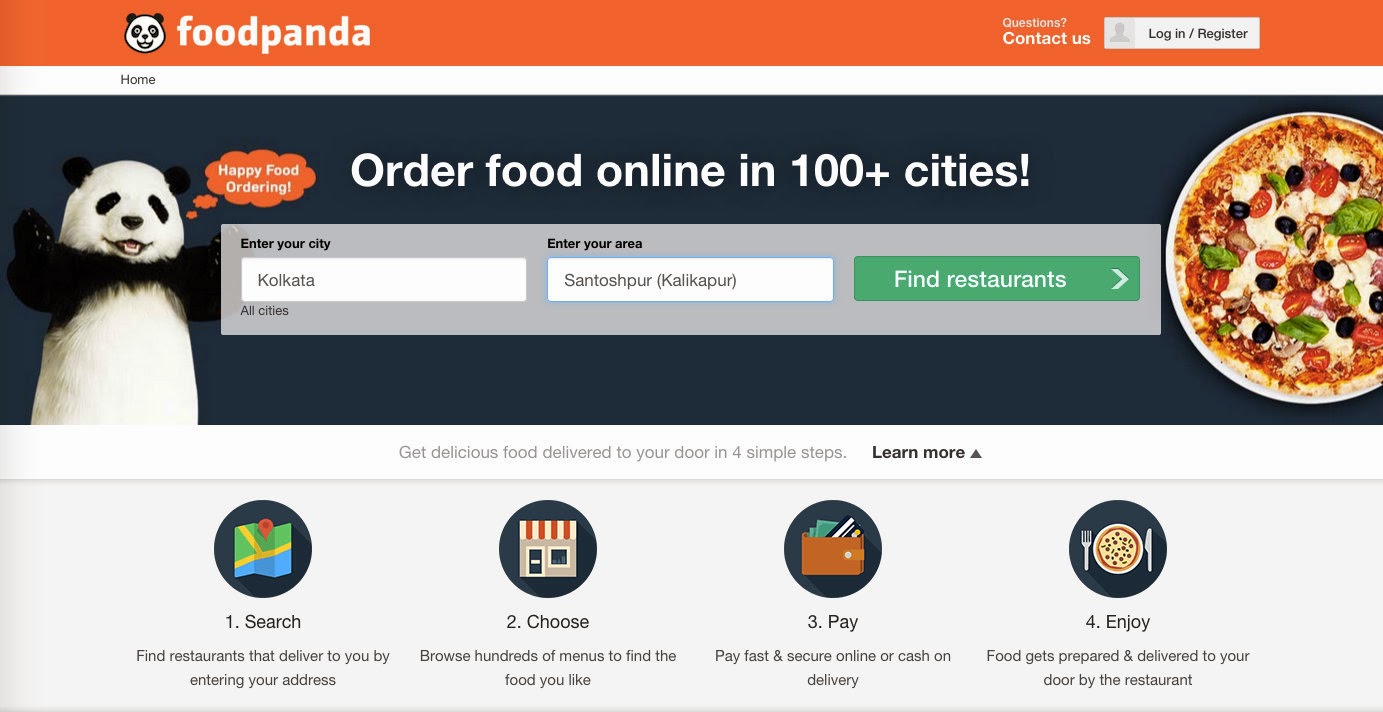 Flavors Of My Plate: FoodPanda India: Online Food Ordering Made Easy
