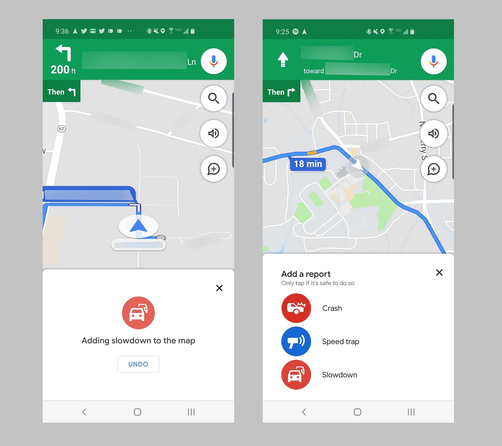 Google Maps Now Allows You To Report Traffic Slowdowns Or Car Crash