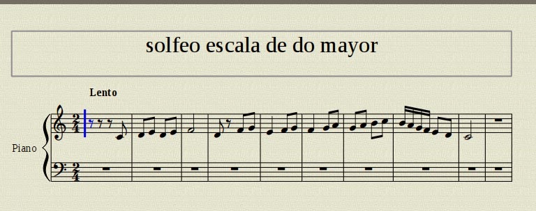 Educación Musical: Ejercicios propios de solfeo con audio