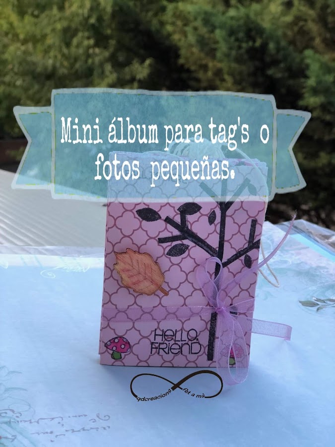 Mini álbum para tag's o fotos pequeñas | Manualidades