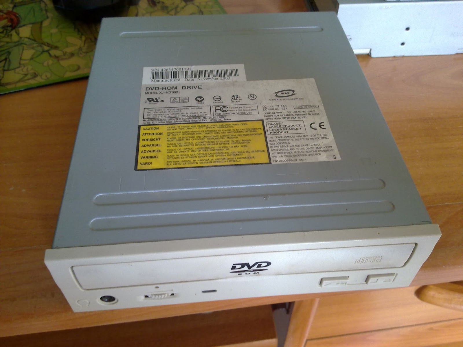 DesyRepara: Lector/Grabador DVD