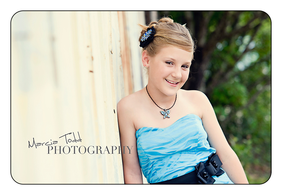 MARCIA TODD PHOTOGRAPHY: "her" Morgan {Middle School Prom}