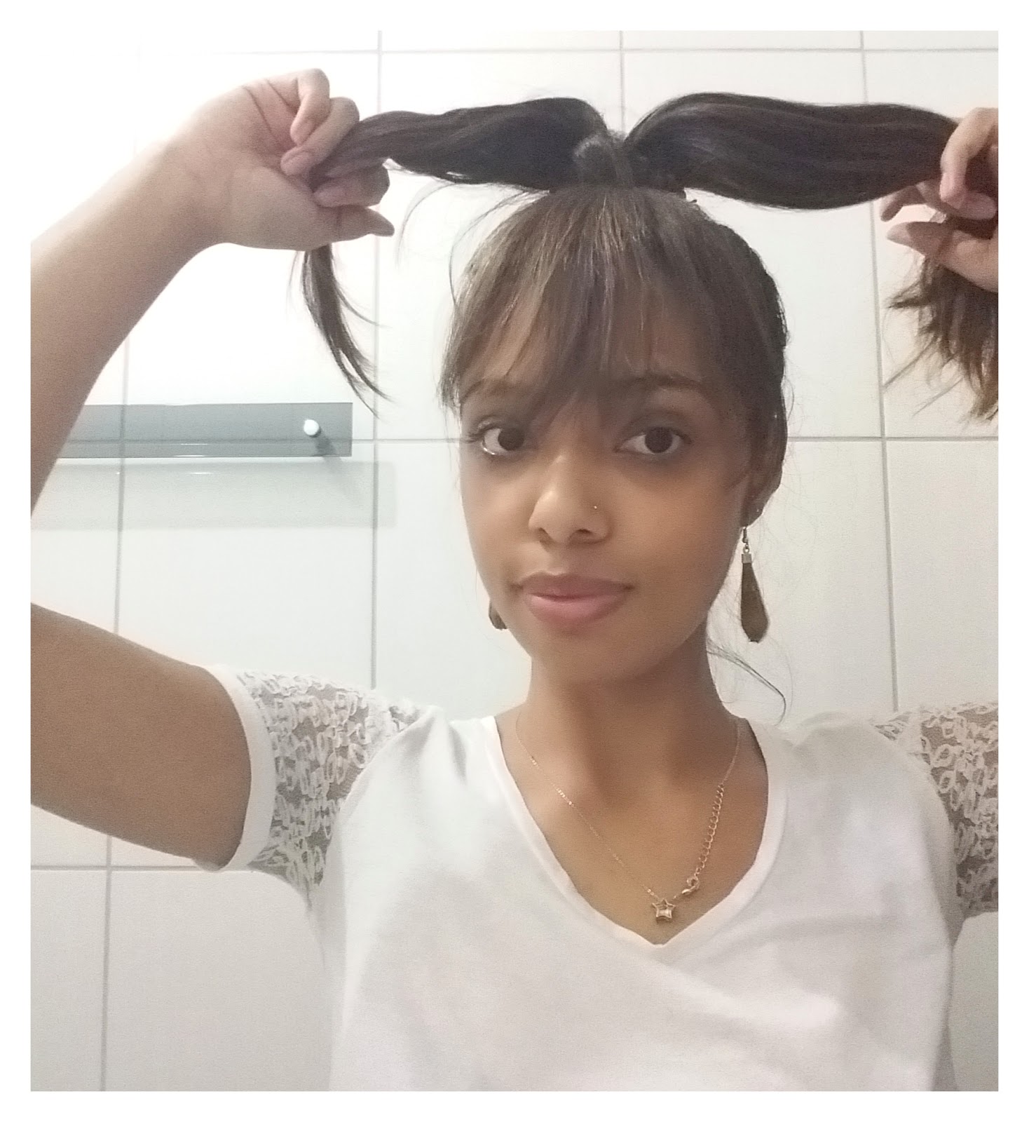 Aprenda a fazer uma franja sem cortar o cabelo - Mari Me Conta
