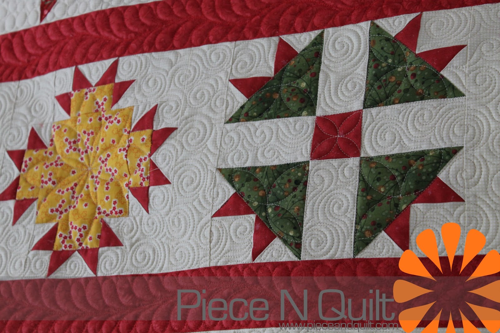 Piece N Quilt: Christmas Row Quilt
