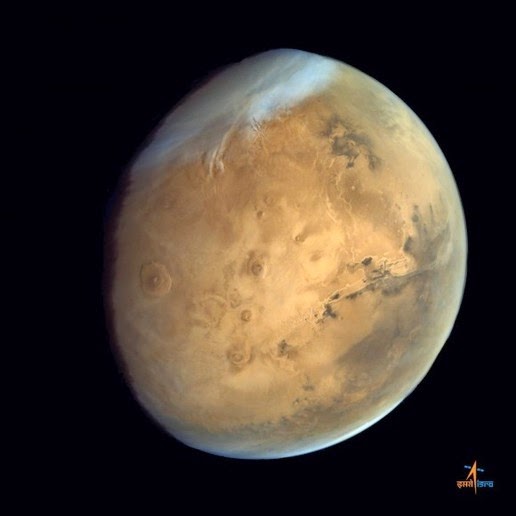 Wahana Mars India Ambil Citra Terbaru Gunung Berapi Tertinggi Dan ...