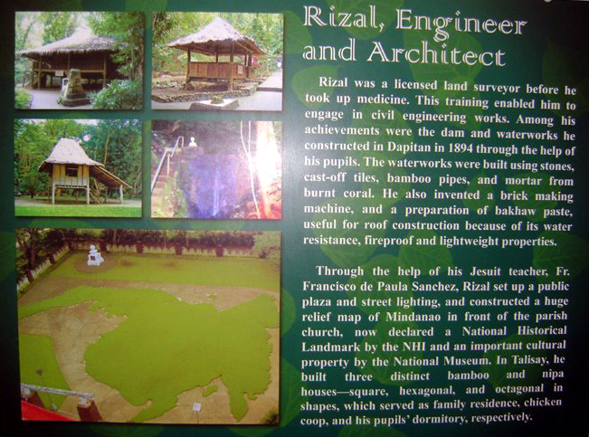Rizal, Engineer and Architect
