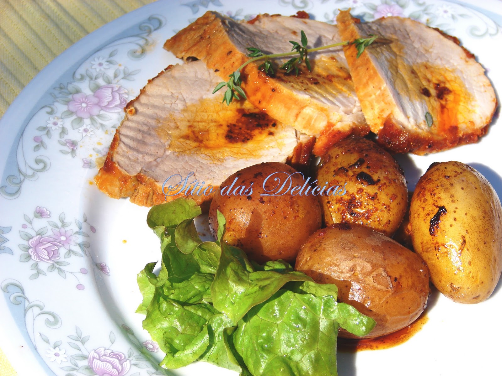 o sítio das delícias: Vitela assada com tomilho