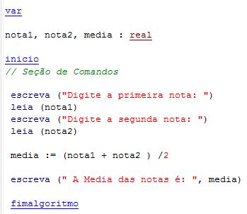 Posso ajudar ?: VISUALG: Exercícios Para Iniciantes