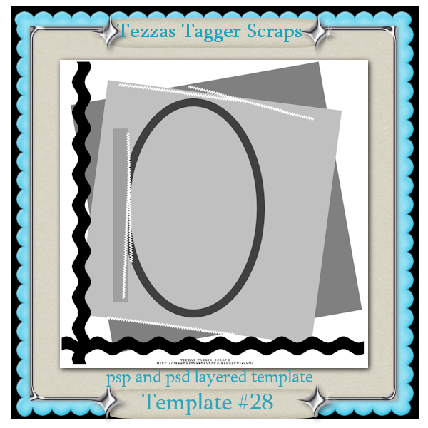 Tezzas Dezignz: NEW in store and a template freebie