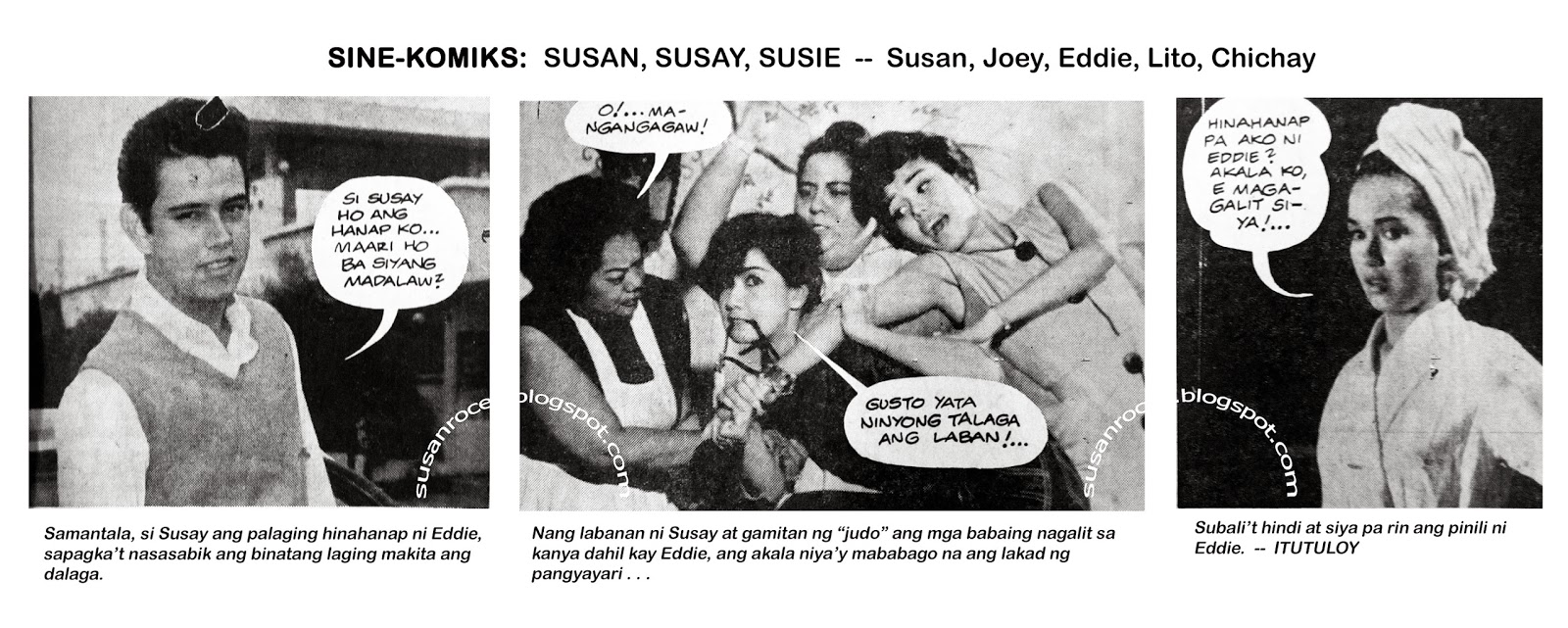 SUSAN ROCES: SINE-KOMIKS: SUSAN, SUSAY, SUSIE (Release Date: October 31 ...