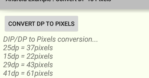 25 Inspirational Android Dp To Pixels - Android Hack