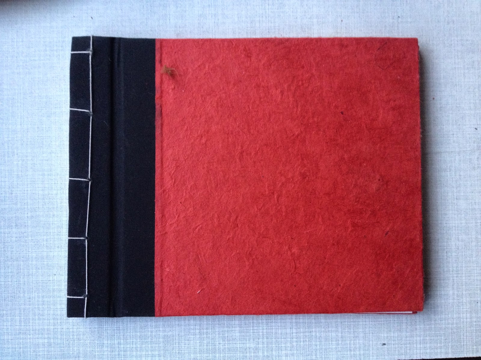 rood|noot: boekbinden - japanse binding - peter kolpa