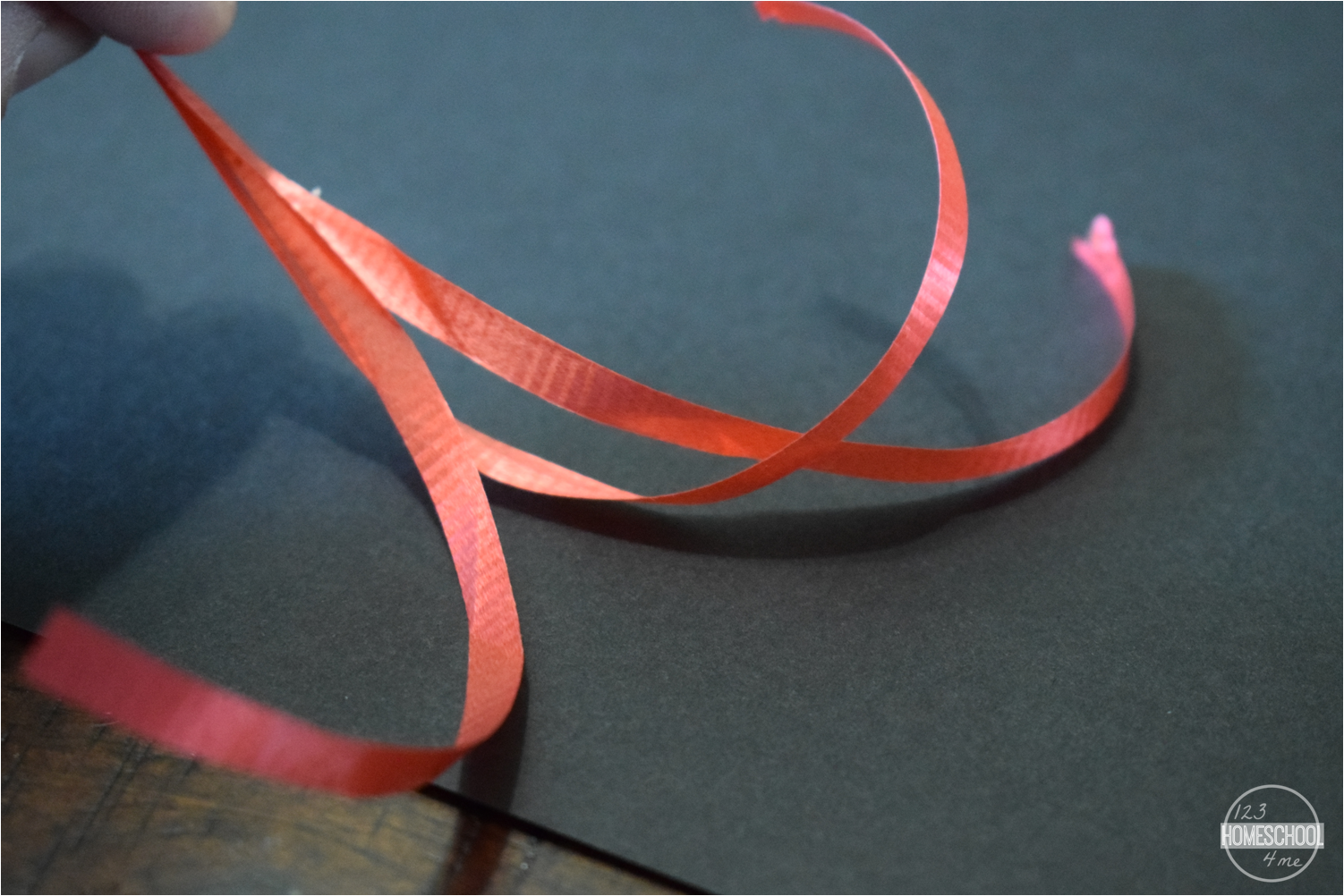 Ribbon Fireworks Craft for Kids