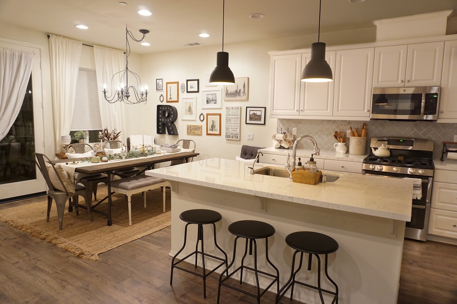 Night Time Home and Lighting Tour