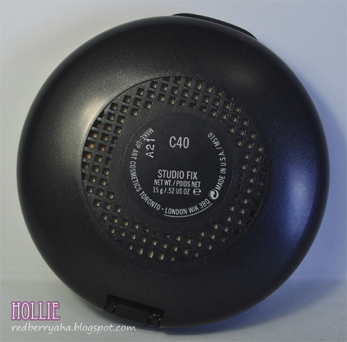 Random Beauty by Hollie: MAC Studio Fix Powder Plus Foundation in C40