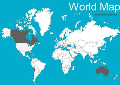 Editable Freeform PowerPoint Maps - Visual graphics Tips