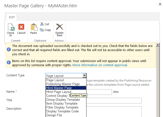 Sandeep Nandey : Creating Custom HTML Master Page In SharePoint 2013