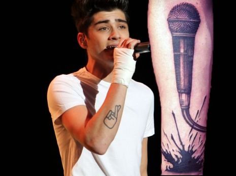 one direction tattoos GALERY PHOTO CELEBRITY