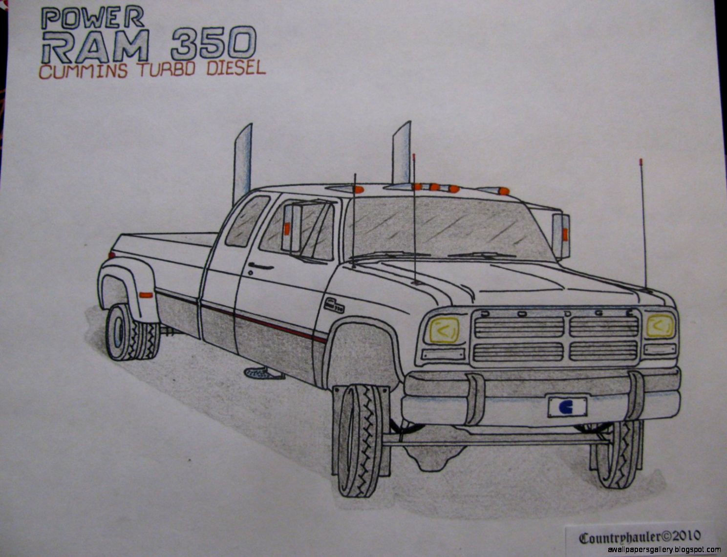 Cool Truck Drawings | Wallpapers Gallery