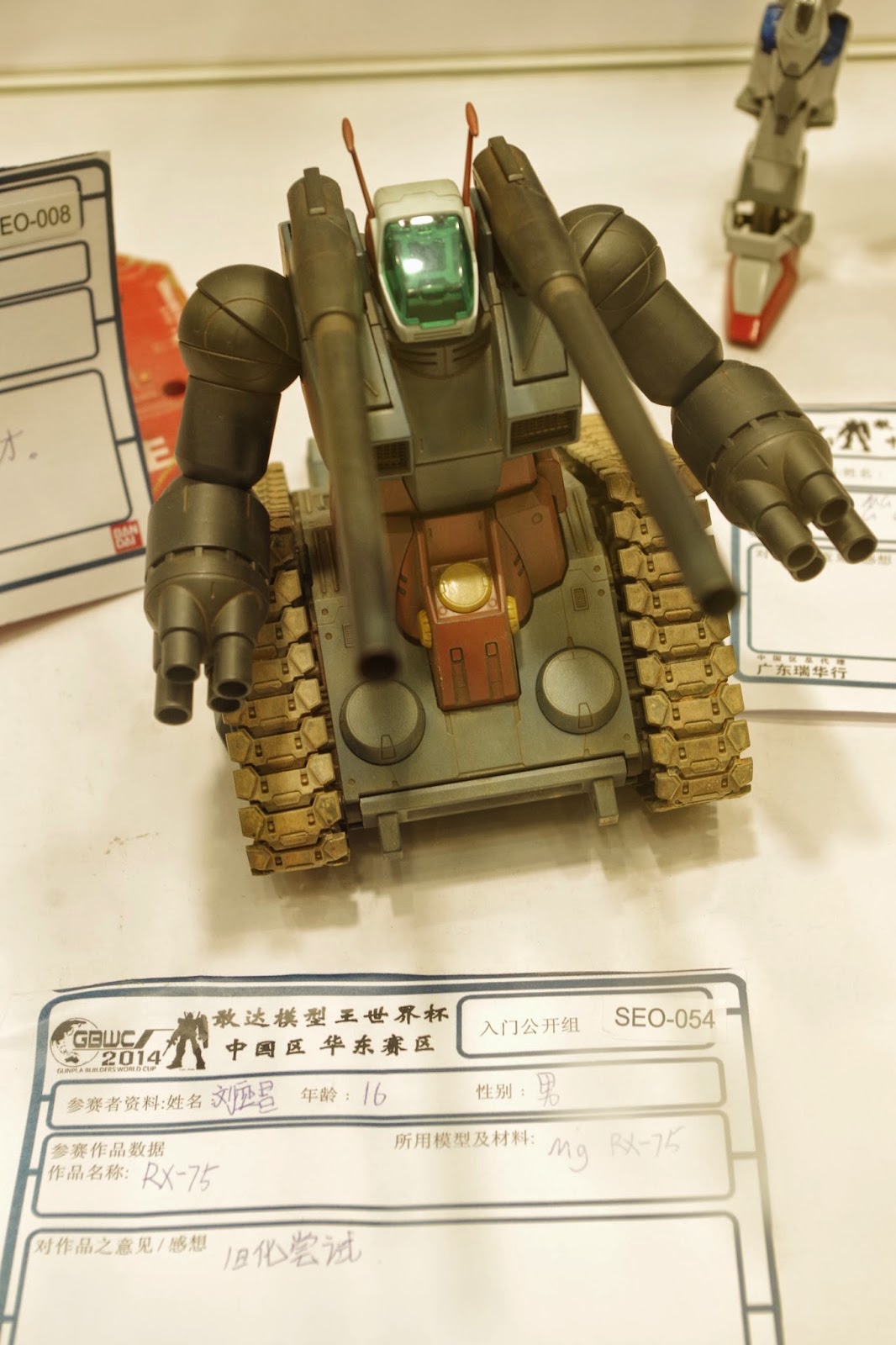 GUNDAM GUY: Gunpla Builders World Cup (GBWC) 2014 China - On Display ...