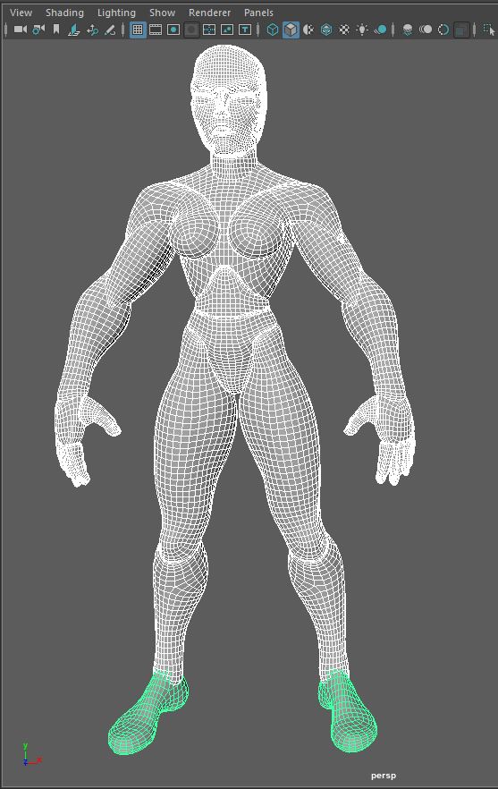 Audrey C. Everett: Creating my Base Mesh & Simple Anatomy