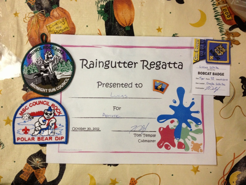 The White House: Raingutter Regatta