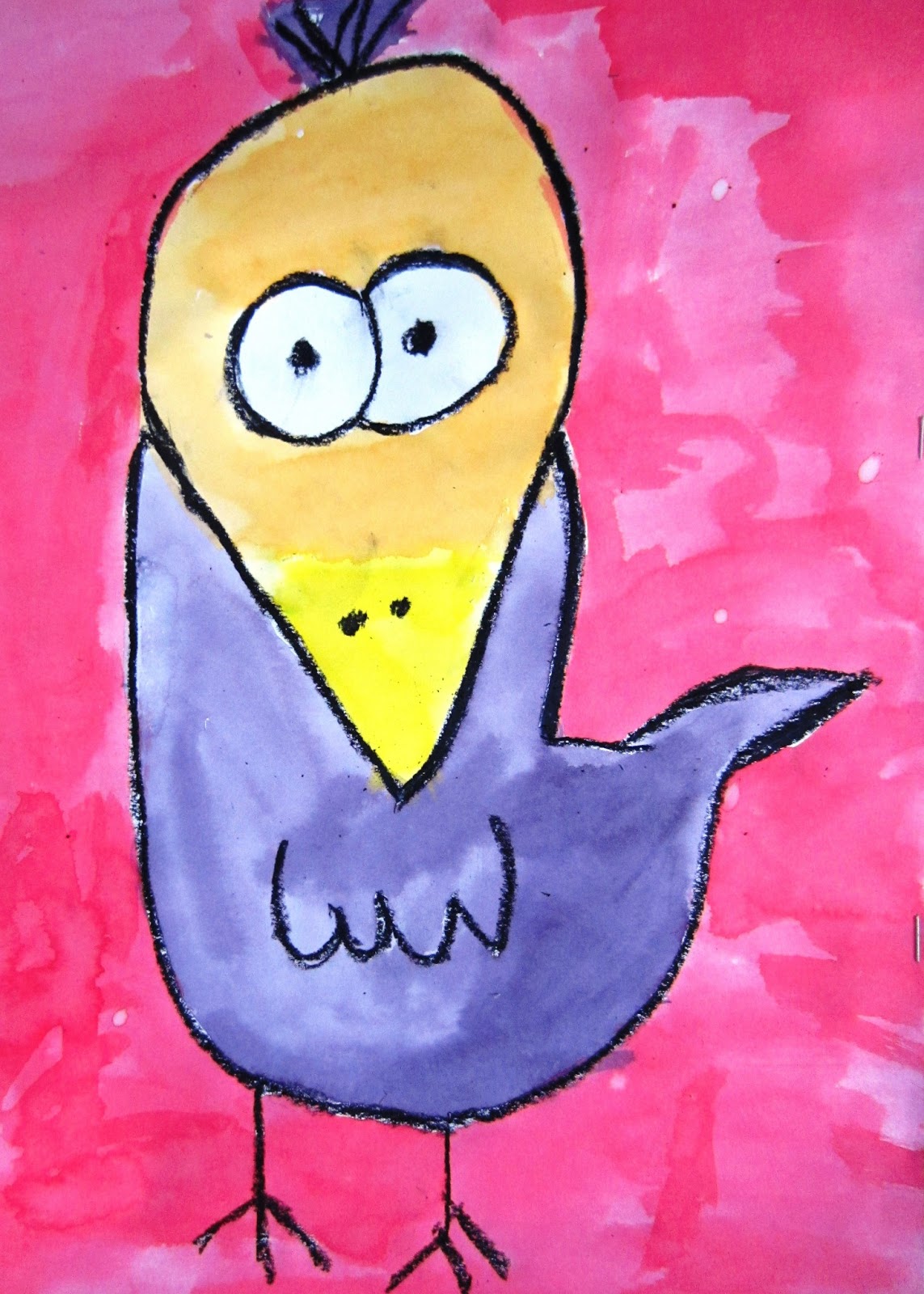 Blackas Bloggers: James Rizzi-Inspired Birds