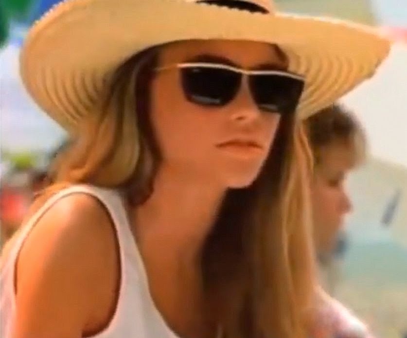 Bespectacled Birthdays: Sofia Vergara (from a Pepsi TV commercial), c.1990