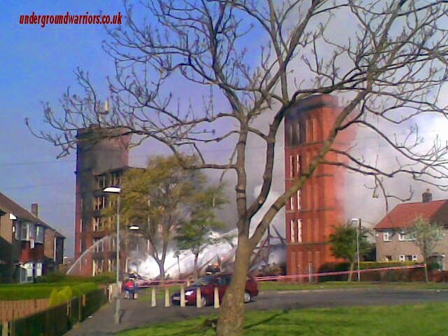 Underground Warriors (Manchester): Maple mill Fire (Oldham)