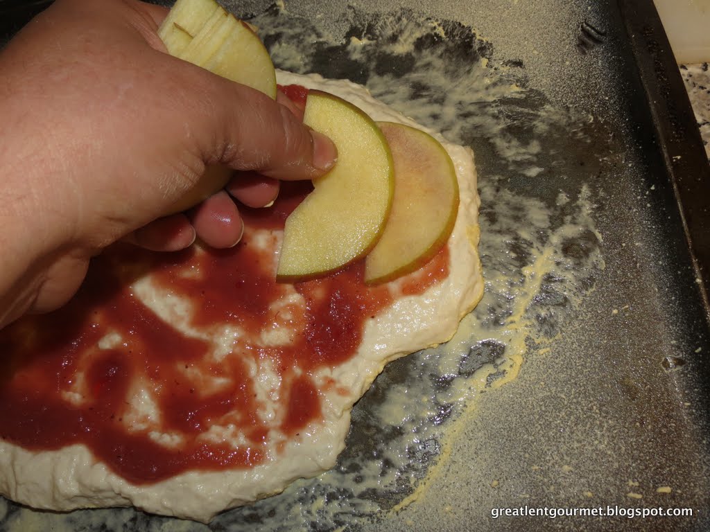 Great Lent Gourmet: Day 35: Vegan Blush Apple Pizza Tart Using Artisan ...