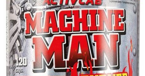 SUPLEMENTOS DEPORTIVOS: MACHINE MAN BURNER 120 CÁPSULAS