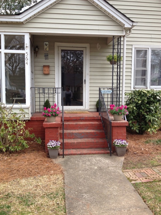 Front entryway makeover reveal...