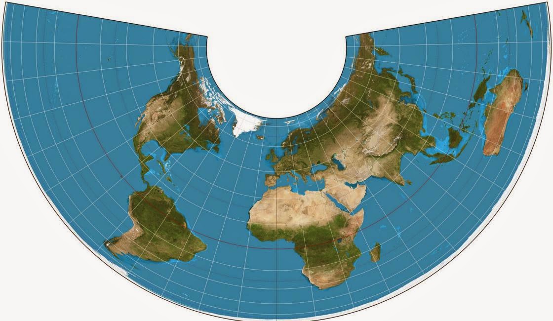 Las proyecciones geográficas - Biología
