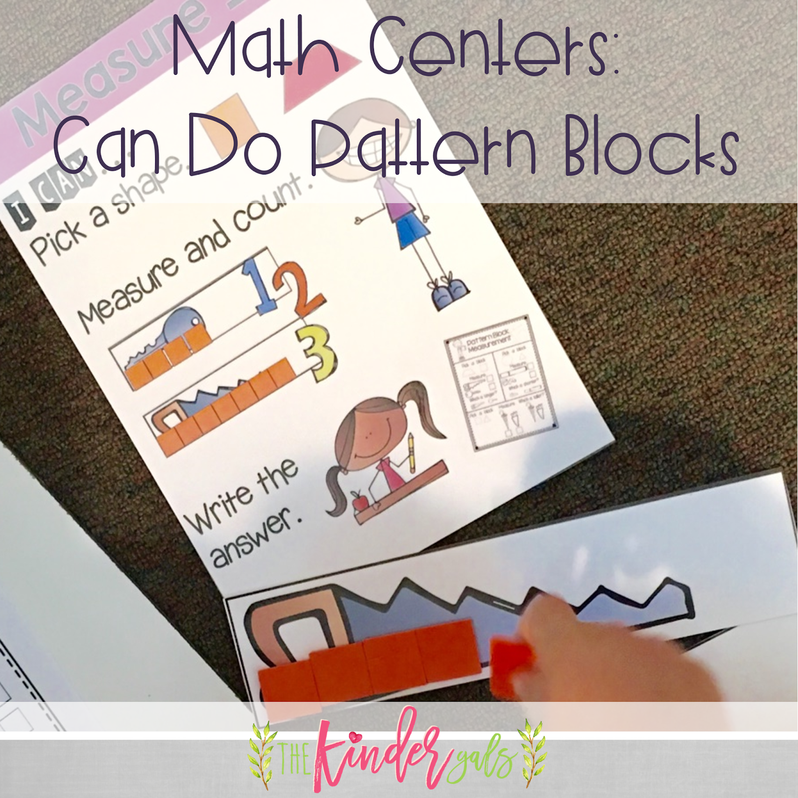 KinderGals: Apple Math Centers