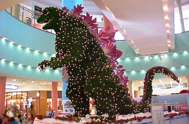 2 COOL GHOULS: Godzilla Christmas Tree