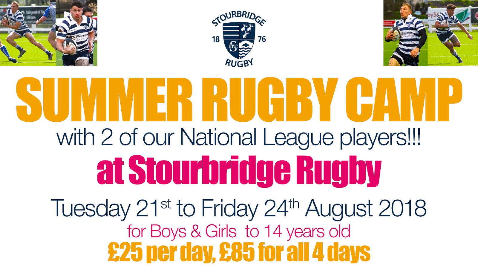 Stourbridge Rugby: 2018