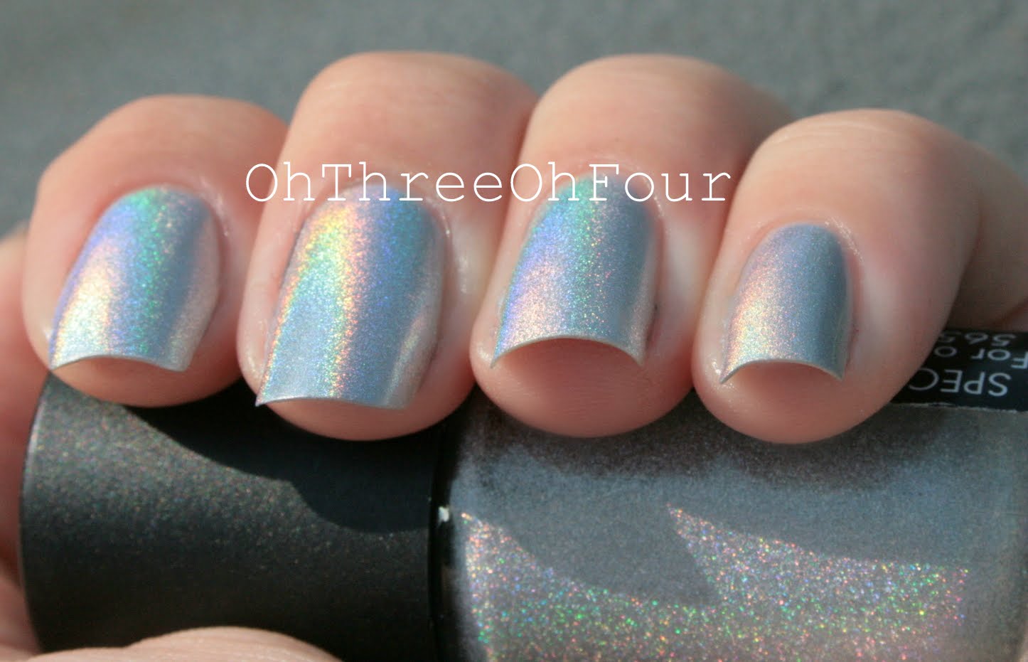 Oh Three Oh Four: Silver Holographic Swatches