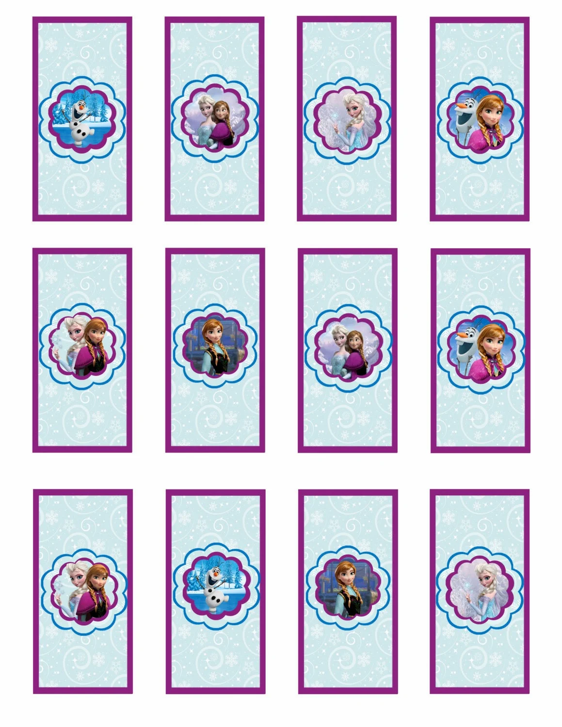 Free Printable Frozen Labels. - Oh My Fiesta! in english