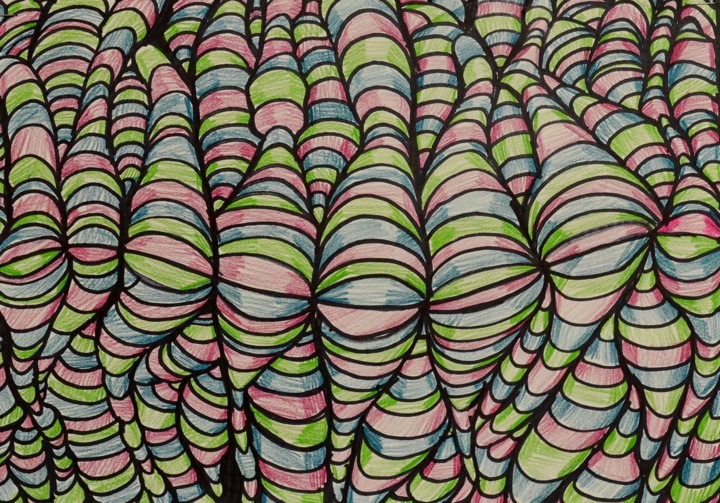 Expedition: Art: Cross Contour Line Designs