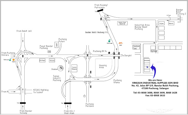 Vingsun Industrial Supplies Sdn. Bhd: Location Map