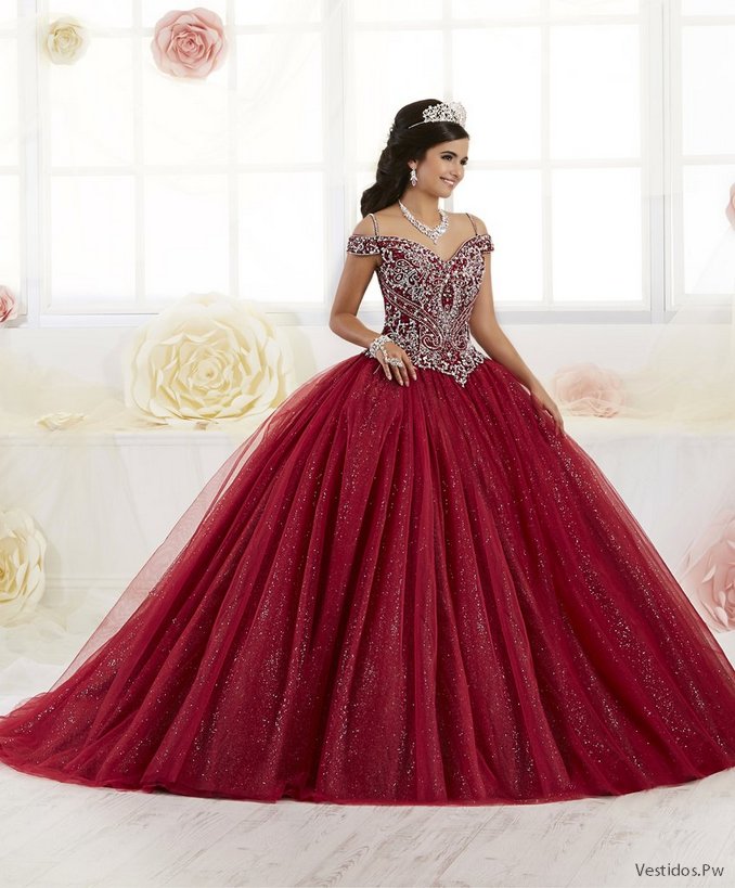【COLECCIÓN 2019】19 Vestidos de XV Años Color Rojo | Vestidos | Moda ...