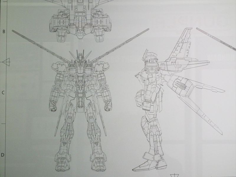 GUNDAM GUY: Gundam Front Tokyo: Gunpla Exhibition - Technical Drawings