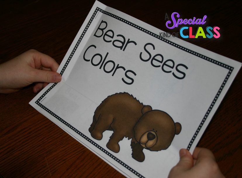 A special kind of class: Bear Sees Colors - Day One