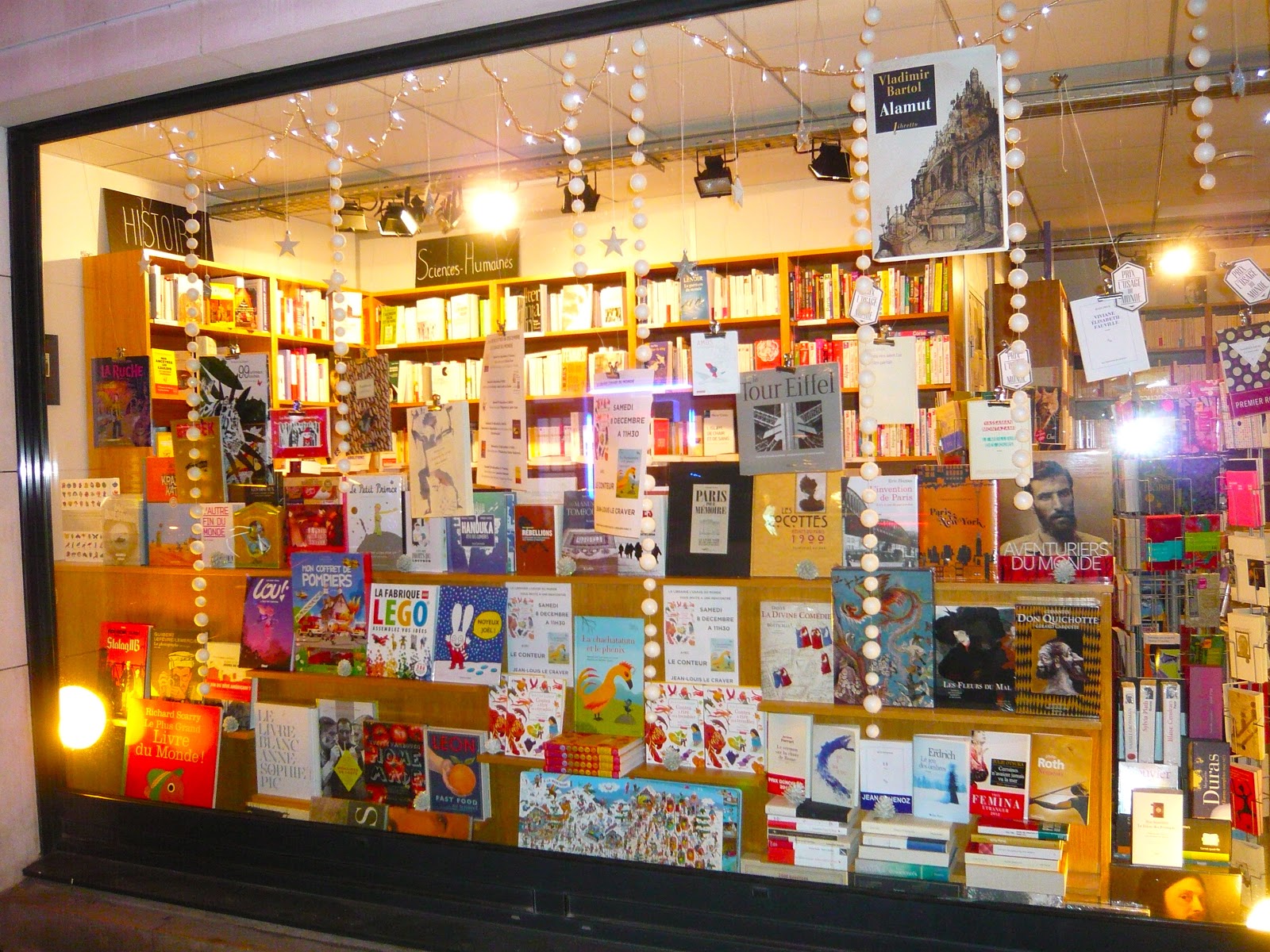 Librairie L'Usage du Monde Paris 17: NOËL A LA LIBRAIRIE