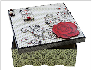 Toke e Crie: Caixa em Scrap Decor + PAP - Mamiko Yamashita